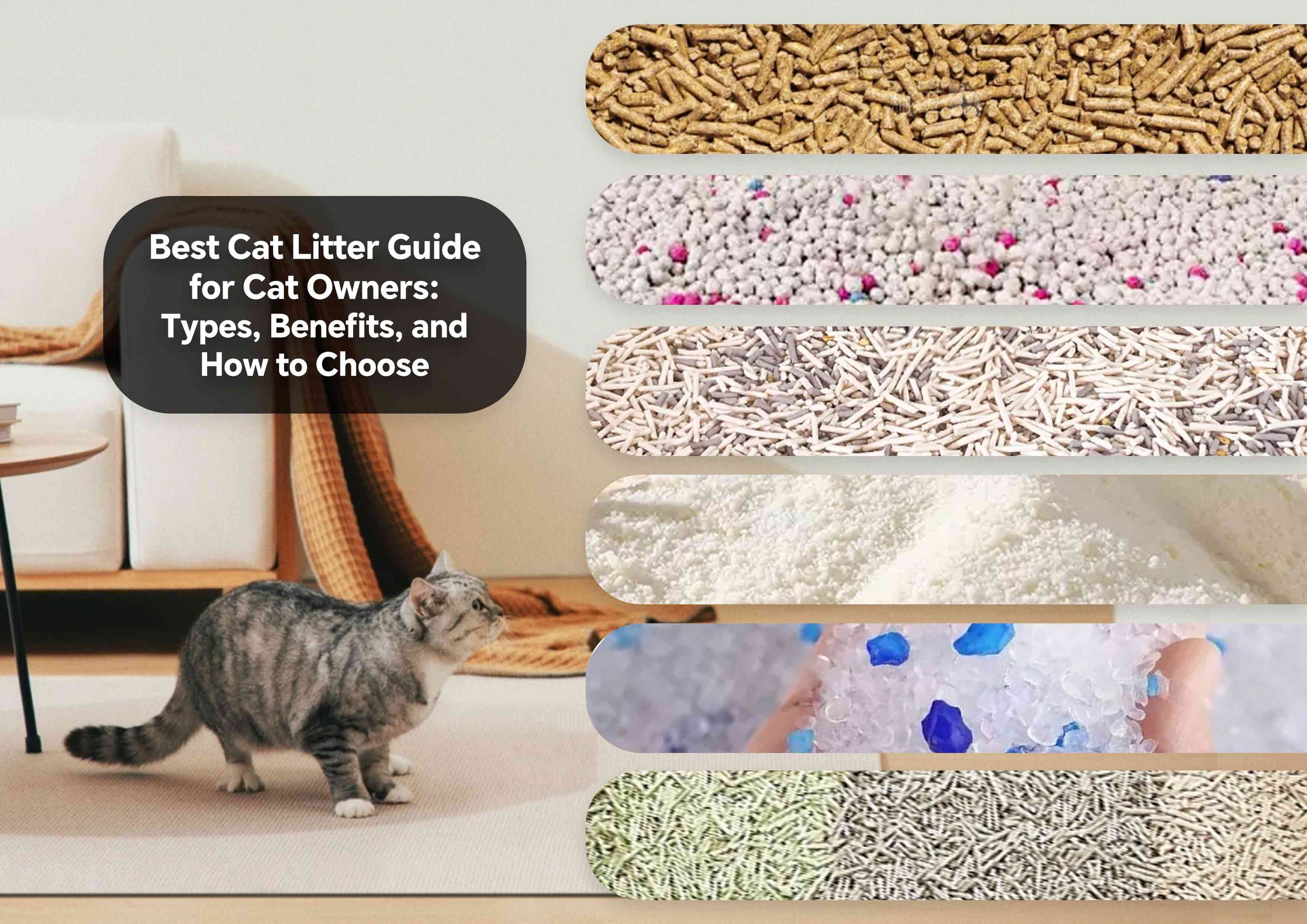 Best Cat Litter Guide for Cat Owners: Types, Benefits, How to Choose ...